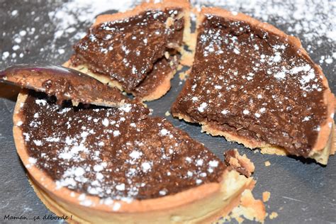 Tarte au chocolat Maman ça déborde