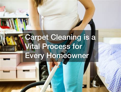 Carpet Cleaning Is A Vital Process For Every Homeowner Chester County