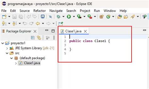 3 pasos para crear un programa con eclipse tutoriales programación