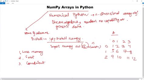 what is numpy in python why should we use numpy numpy tutorial goeduhub youtube