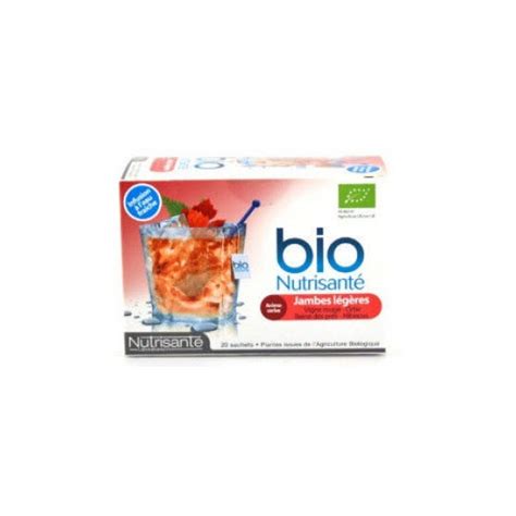 Nutrisanté Infusion Bio Jambes Légères Froide 20 Sachets DocMorris France