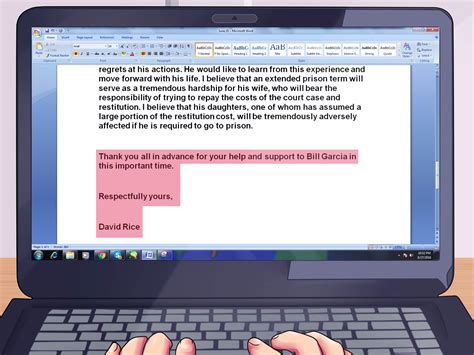 How To Write A Letter To A Judge 11 Steps With Pictures