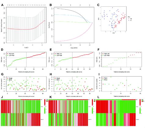 Establishment Of Prognosis Signature A B The LASSO Regression Model