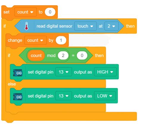 Read Digital Sensor At Pictoblox Block Sensors Evive And