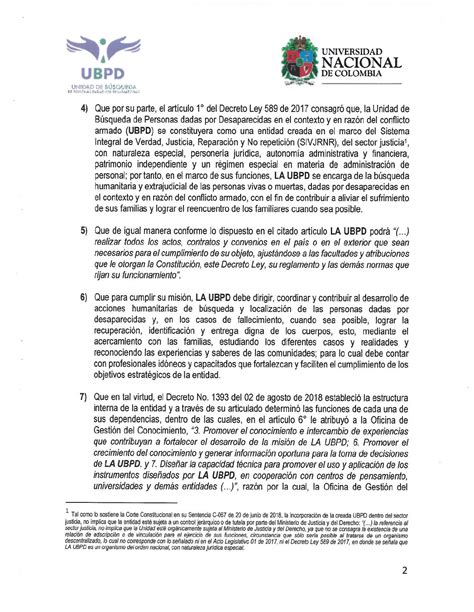 CN 2019 UNIDAD DE BUSQUEDA DE PERSONAS DADAS POR DESAPARECIDAS EN EL