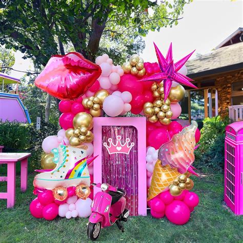 Amazon Pink Balloon Garland Garland Arch Kit Pcs Hot Magenta