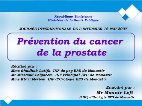 Prevention Du Cancer De La Prostate CancerWalls