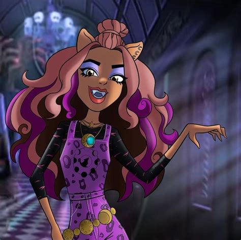 A Cartoon Character With Pink Hair And Purple Overalls