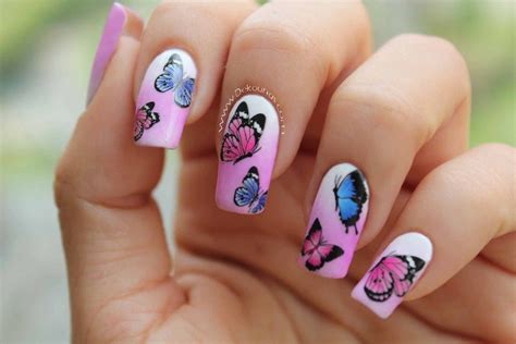 Decoración de uñas con mariposas DEKO UÑAS