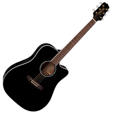 Takamine Eg Sc G Series Electro Acoustic Guitar Black Nearly New
