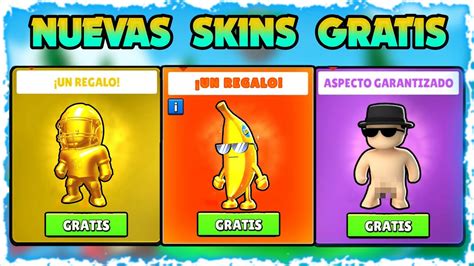 CONSIGUE ESTAS SKINS GRATIS En STUMBLE GUYS ASI TE LA PUEDO