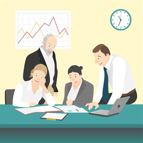 Ilustración plana de trabajo en equipo Descargar Vectores gratis