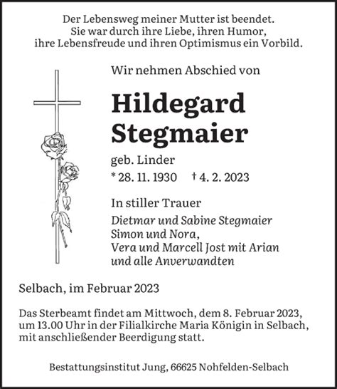 Traueranzeigen Saarbruecker Zeitung Trauer De