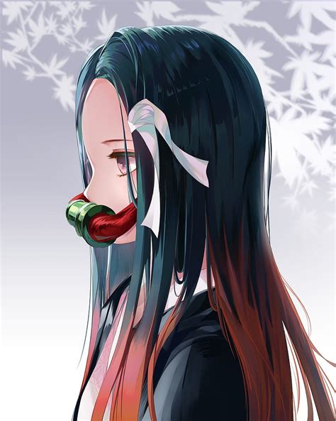 Kamado Nezuko Cute Long Hair Black Dress Kimetsu No Yaiba Anime Hd Mobile Wallpaper Peakpx