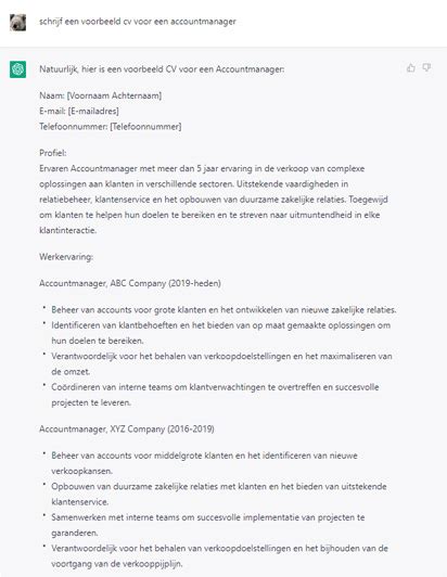 Hoe Gebruik Je ChatGPT Om Een Cv Te Maken Volledige Gids
