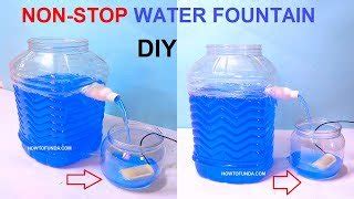 How To Make Plastic Bottle Waterfall Fountain Making Inspire Award