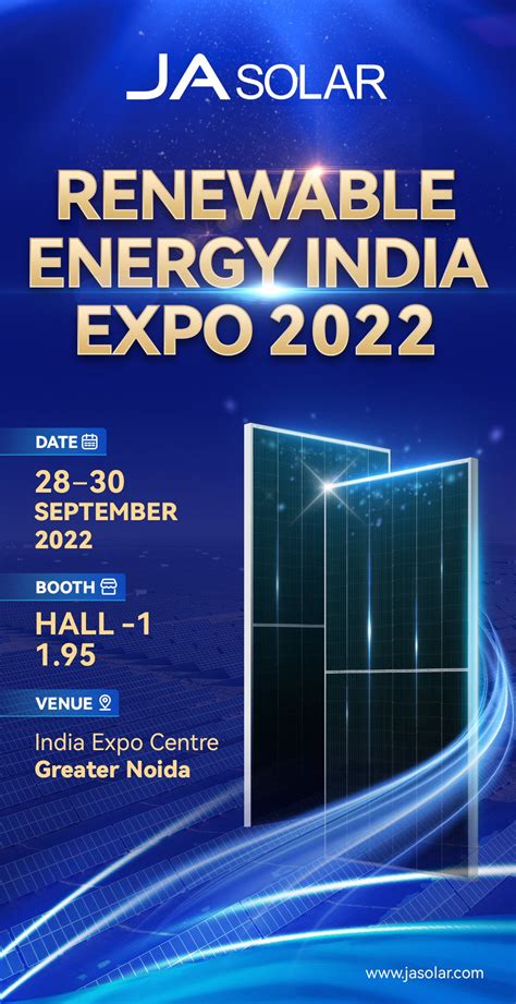 Ja Solar On Twitter Ja Solar Will Attend The Renewable Energy India