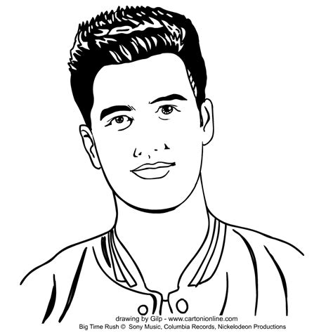 Big Time Rush Coloring Pages Printable
