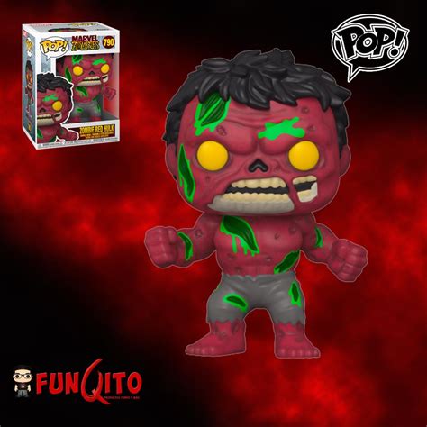 Zombie Red Hulk Funko Pop FUNQITO