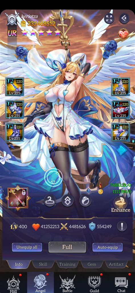 Idle Angels Account With 3 5B Power 8 UR 1UR EpicNPC