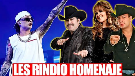 Peso Pluma le RINDE HOMENAJE A Valentín Elizalde Jenny Rivera Sergio