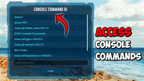 How To Access CONSOLE COMMANDS And ENABLE Creative Mode In ARK Survival