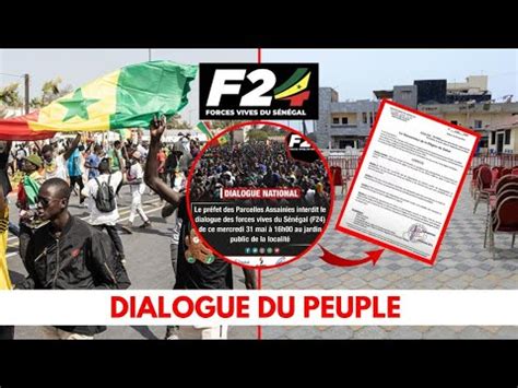 Dialogue du peuple interdit le F24 emprunte la désobéissance civique de
