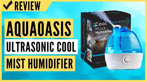AquaOasis Cool Mist Humidifier 2 2L Water Tank Quiet Ultrasonic