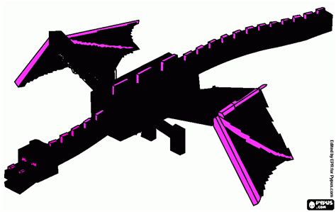 Ender Dragon Coloring Page