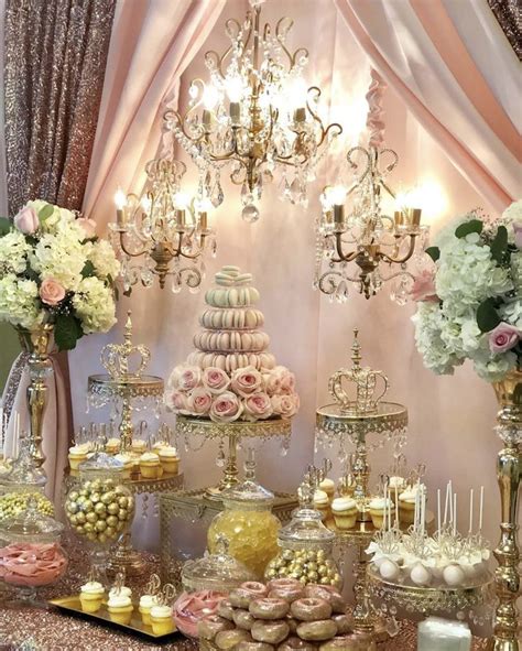 Royal Quinceanera Wedding Dessert Table Sweets Table Wedding