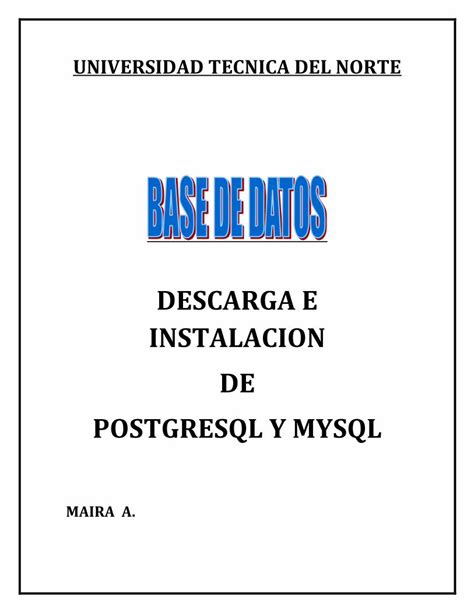pdf descarga e instalación de mysql dokumen tips