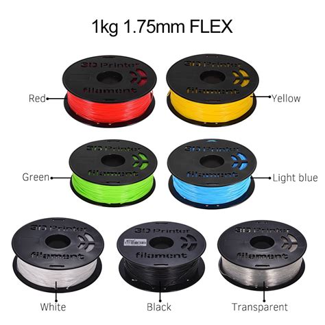 1KG Spool 1 75mm Flexible TPU Filament Printing Material 3D Printer
