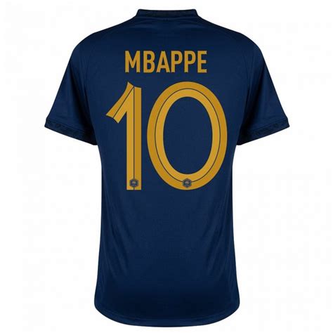 MAILLOT EQUIPE DE FRANCE DOMICILE COUPE DU MONDE 2022 MBAPPE