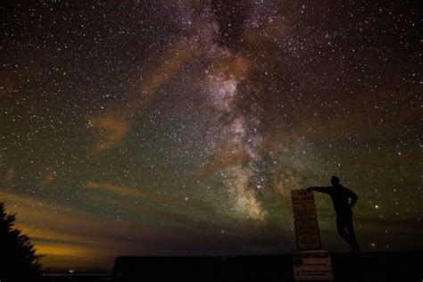Free Images Silhouette Person Sky Night Star Milky Way Cosmos