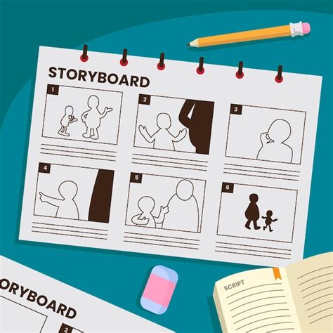 Vectores E Ilustraciones De Plantilla Storyboard Para Descargar Gratis