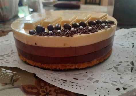 Descubrir 88 Imagen Tarta Tres Chocolates Paso A Paso Viaterra Mx