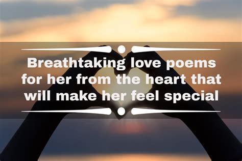 50 Breathtaking Love Poems For Her From The Heart That Will Make Her