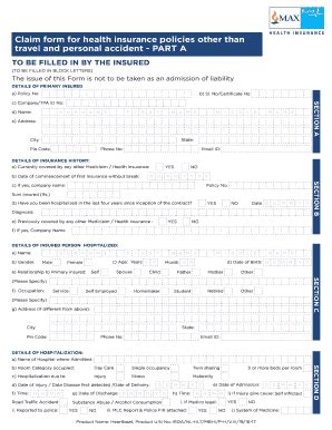Bupa Claim Form Fill Online Printable Fillable Blank Pdffiller