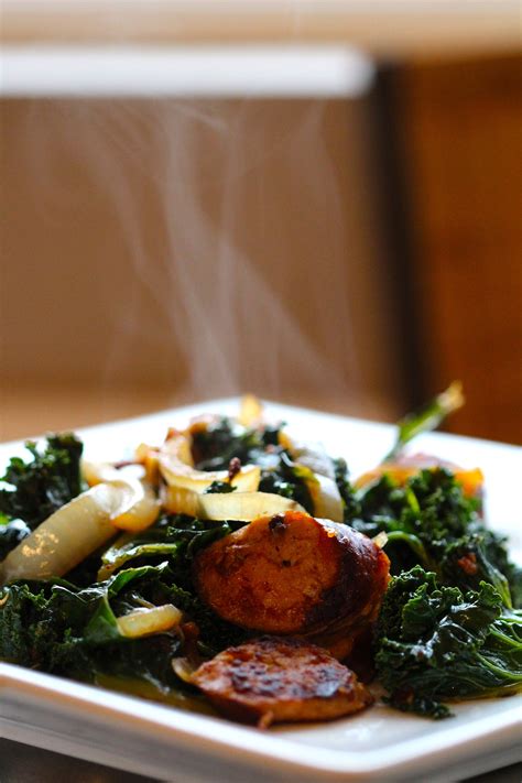 Chicken Sausage And Kale Stir Fry Quick Chicken Recipes Kale Sausage