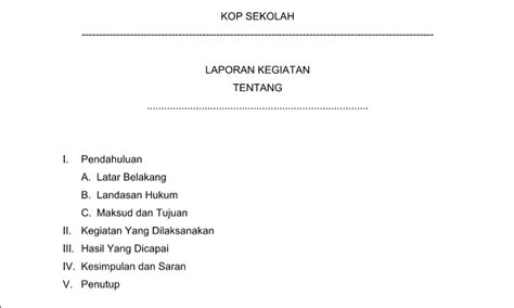 Detail Contoh Laporan Pelaksanaan Kegiatan Usaha Koleksi Nomer 5