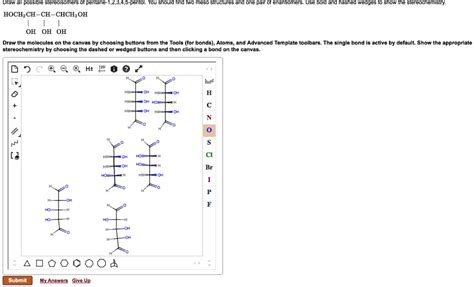 Solved Draw All Possible Stereoisomers Of Pentane