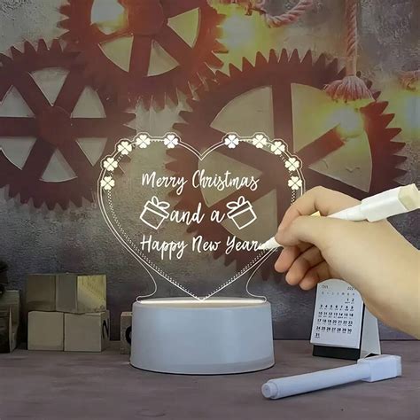 Tableau mémo acrylique 3D décor de bureau pour laisser des notes