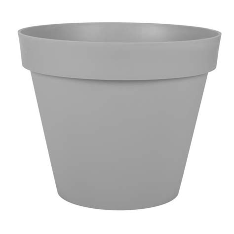 Pot de fleur EDA Plastique Rond TOSCANE Gris béton Ø 47 5 x 40 cm 47 L