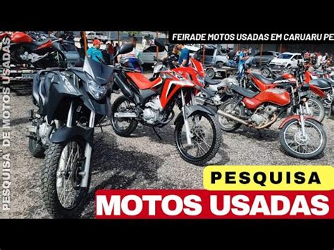 Feira de Motos Usadas em Caruaru PE ATUALIZANDO PREÇO YouTube
