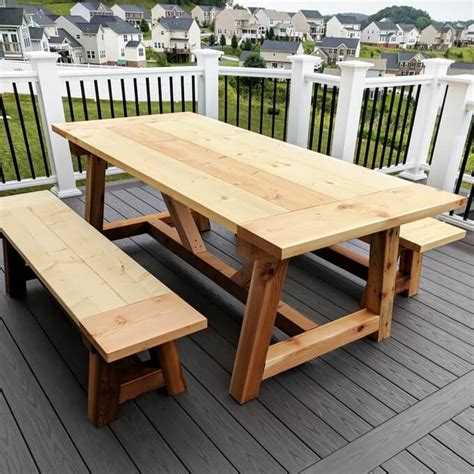 Brilliant Diy Outdoor Dining Table Ideas And Projects With Plans