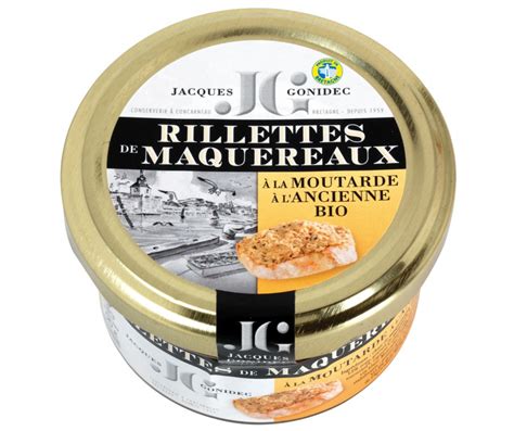 Rillettes de maquereaux moutarde à l ancienne 90gr Le Marché de Mémé