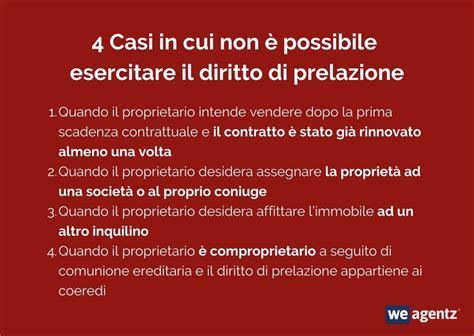 Il Diritto Di Prelazione Sugli Immobili Abitativi Blog WeAgentz