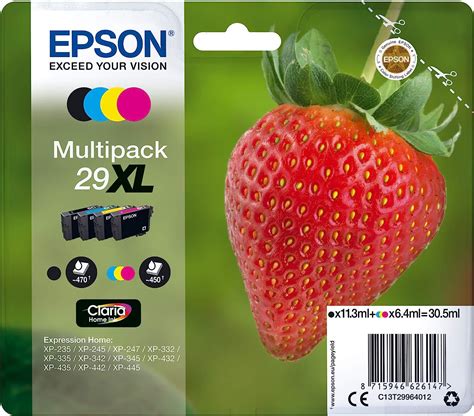 Epson Multipack 29XL Fraise Cartouches D Encre D Origine XL Haute