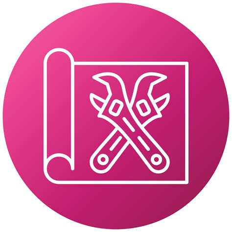 Construction Blueprint Icon Style 8379213 Vector Art At Vecteezy