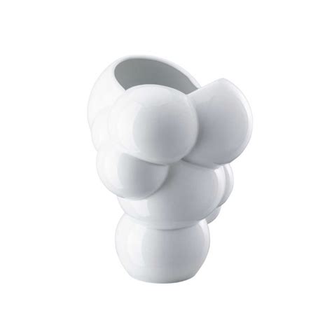 Rosenthal studio line Skum Vase weiß glasiert 26 cm